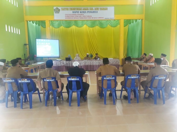 Kankemenag Atam Gelar Rapat Kerja Penghulu Kankemenag Atam Gelar Rapat Kerja Penghulu